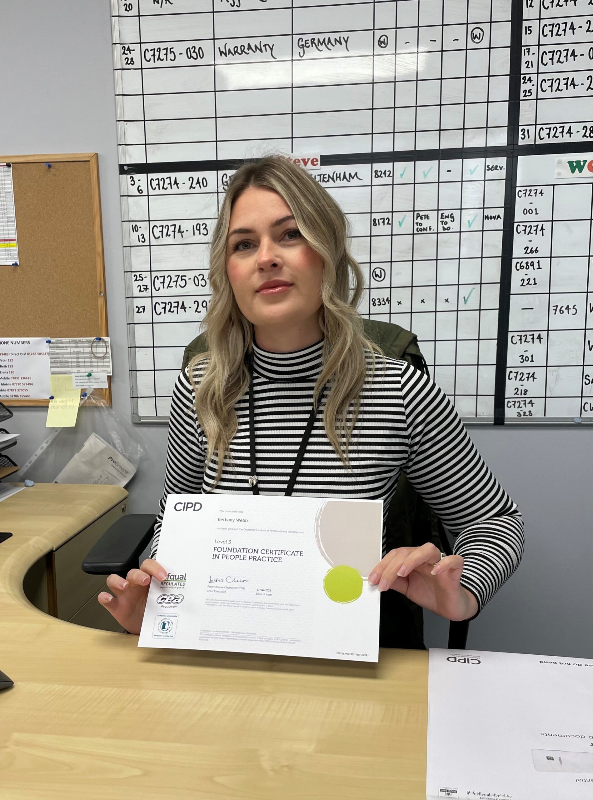 Bethany achieves “People Practice” HR qualification