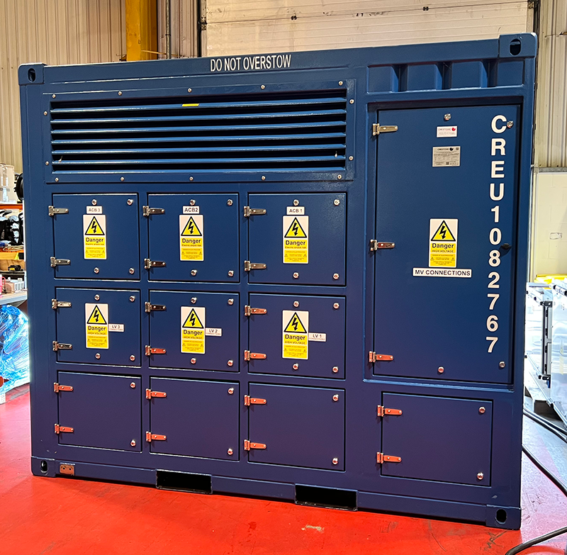 New step up transformer rolls off the production line and into hire fleet